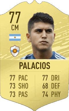 GIF Exequiel Palacios Argentine F I F A - Joueurs Cartes Jeux Vidéo ...
