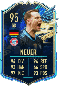 Multi Media Video Games F I F A - Card Players Germany Manuel Neuer ...